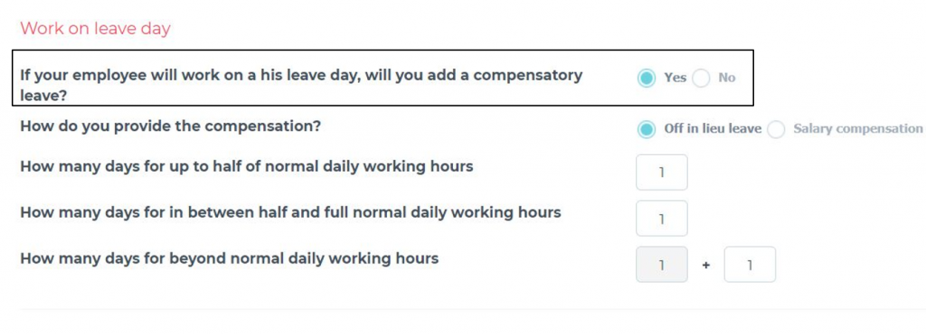 Setting Up Preference To Add Compensatory For Working On Leave Day Carbonate HR setting-up-preference-to-add-compensatory-for-working-on-leave-day-carbonate-hr
