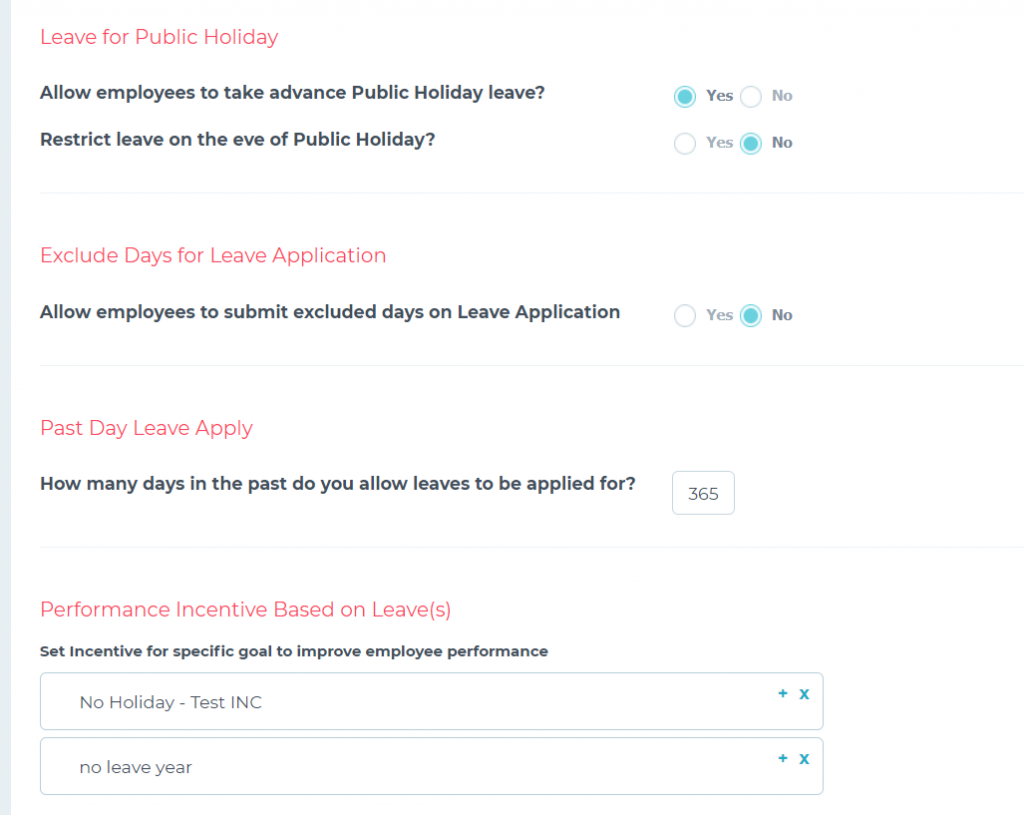Navigate the Leave Setting | Carbonate HR