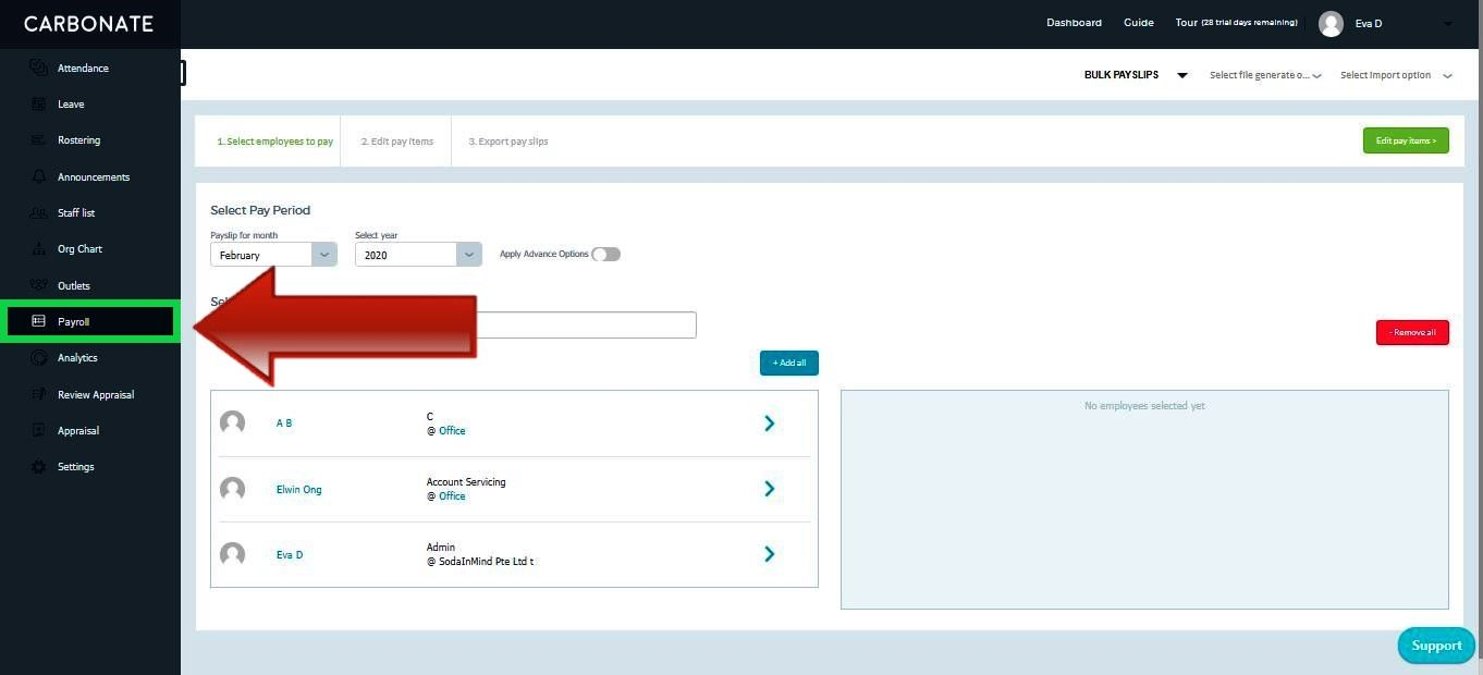 How to upload the giro file in OCBC bank - Carbonate