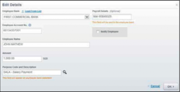 How to upload the giro file in OCBC bank - Carbonate