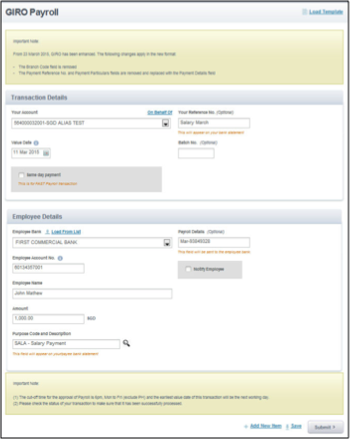 How to upload the giro file in OCBC bank - Carbonate