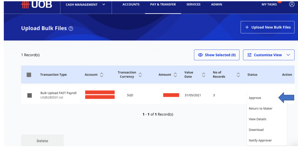 How to Upload Bulk GIRO File to UOB | Carbonate HR