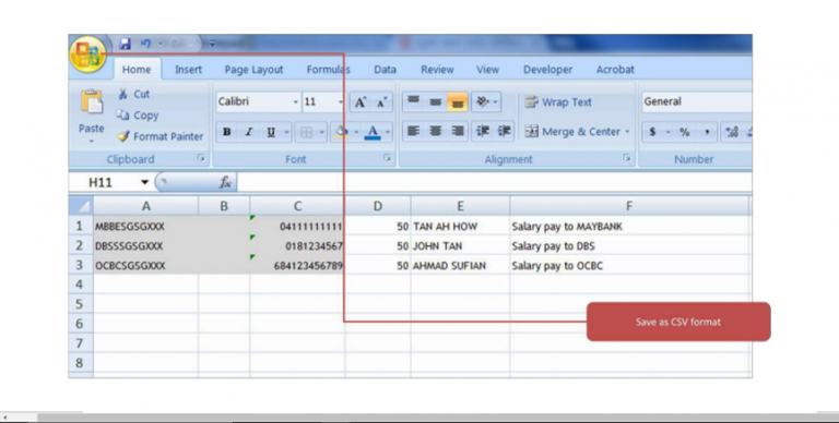 How to Upload Giro File for Maybank | Carbonate HR