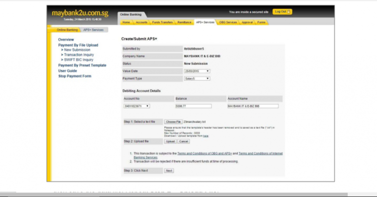 How to Upload Giro File for Maybank | Carbonate HR
