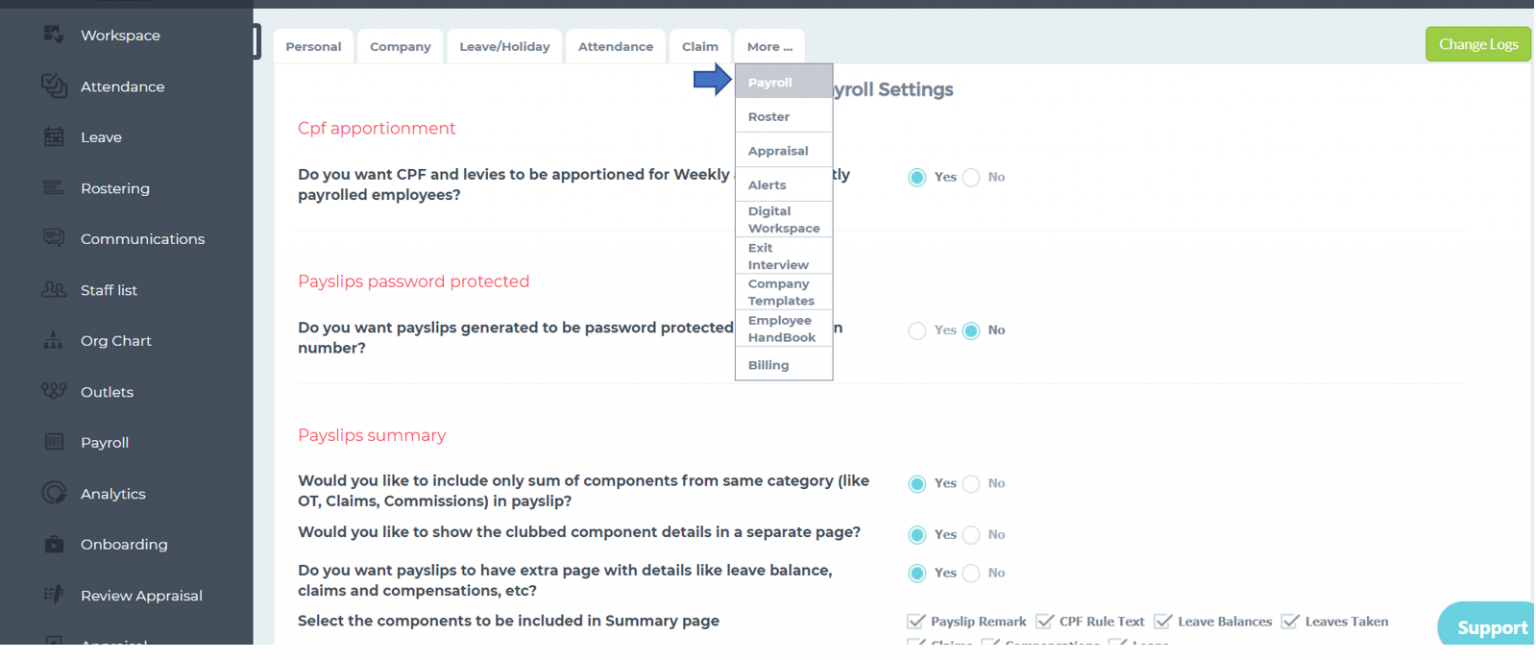 How to add company logo in the payslip | Carbonate HR
