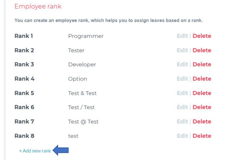 Create the Employee Rank | Carbonate HR