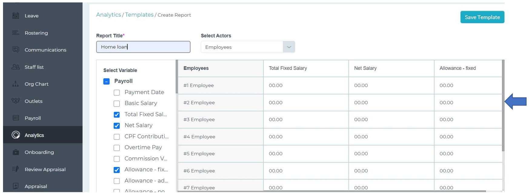 Custom Built Reports with Carbonate HR | Carbonate HR