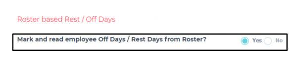 How can I mark Rest Days for employees in Roster? | Carbonate HR