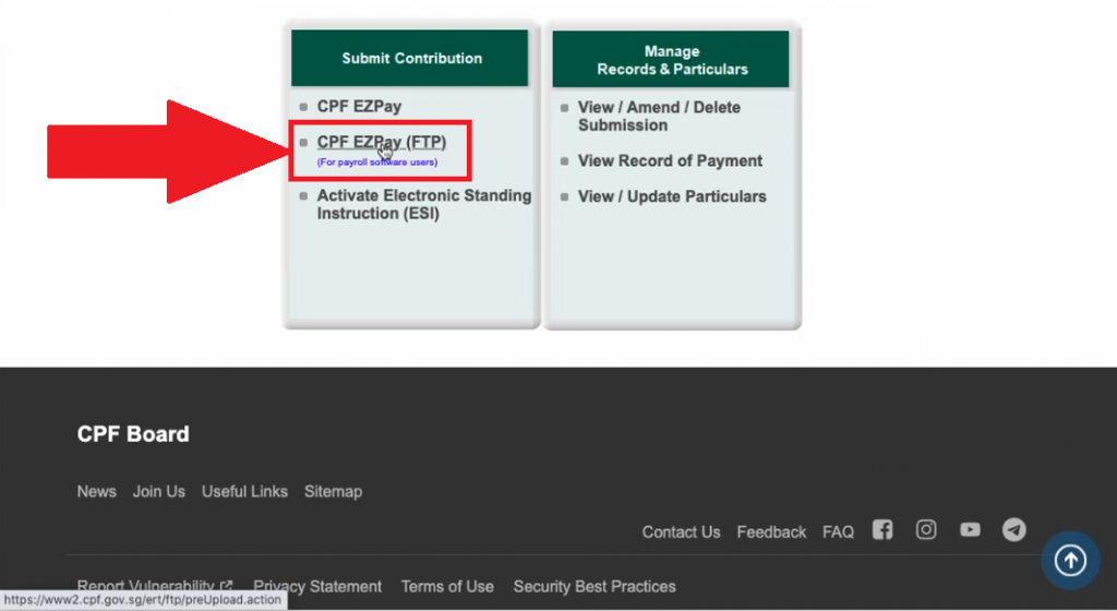 How to upload CPF file on CPF portal? | Carbonate HR