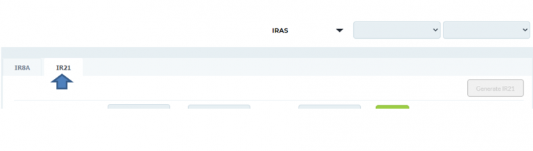 Generate the IR21 Form | Carbonate HR