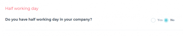 Define the Half Working Day in the Company | Carbonate HR