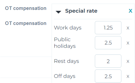 Set the Different Overtime Rates for Various OT Hours Duration ...