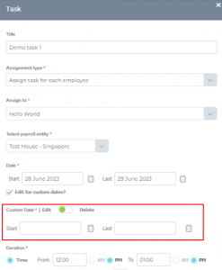 How to custom edit roster | Carbonate HR