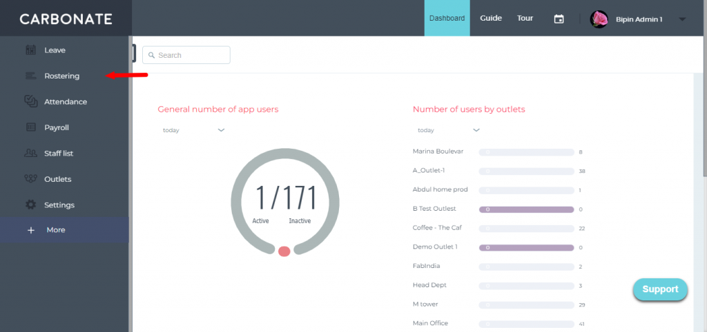 How to import break hours in roster | Carbonate HR