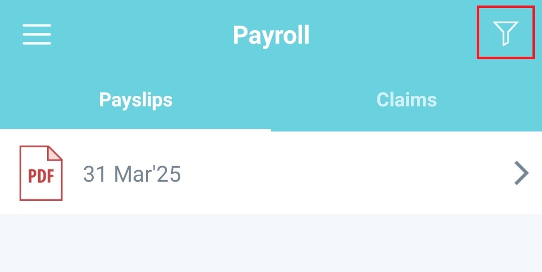 How a staff account can view their payslips using the mobile phone ...